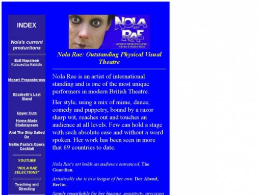 Nola Rae | Pantomime Mime